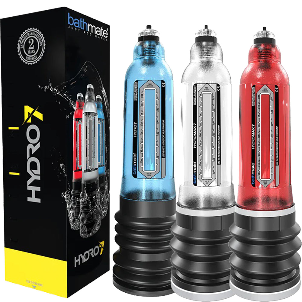 Bathmate Hydro7 Penis Pump Vacuum Enlarger Hydro 7" Male Erection Aid